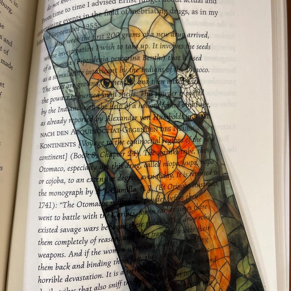 Stained Glass Church Bookmark – Elegant Cathedral-inspired Design ...