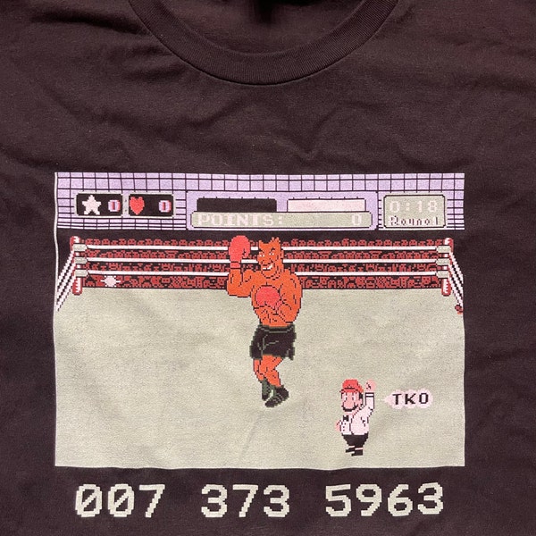 Mike Tyson's Punch-out Retro Video Game Final Code T Shirt - Etsy