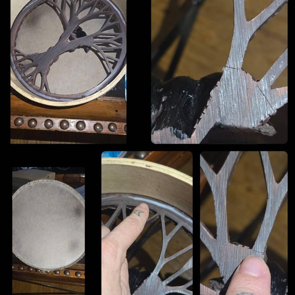 Handpad Drum Steel Tongue Drum Tank Sound Bath Kalimba Sound Therapy ...