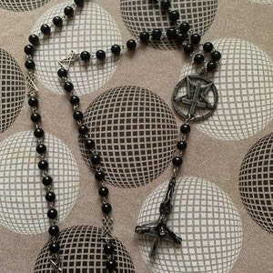 Pazuzu Rosary Occult Demonic Flying Demon Sigil of Lucifer | Etsy