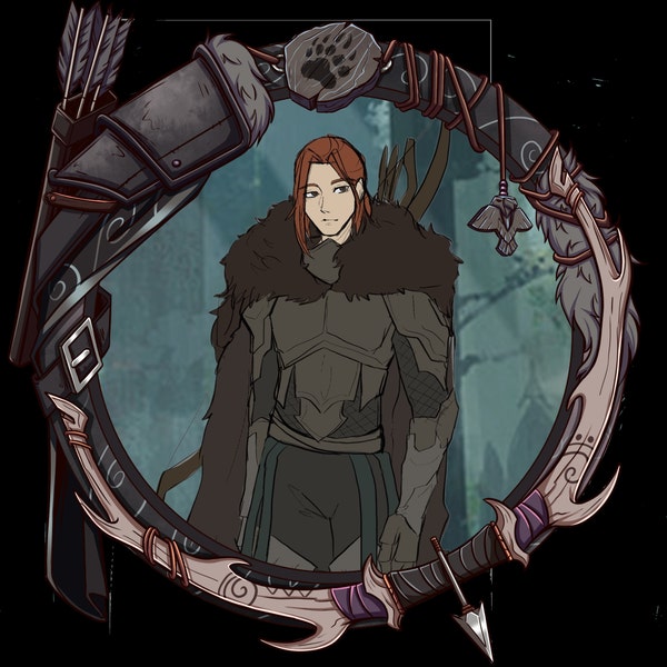 Ranger D&D Token Frame/digital Token/tabletop/dungeons and Dragons ...