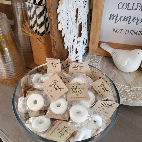 100pcs Outstanding Achievemint Favors,graduation Mints,graduation Party ...