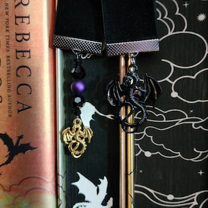 Stardust, Dark Blue Velvet Ribbon Bookmark, Celestial Inspired Bookmark ...