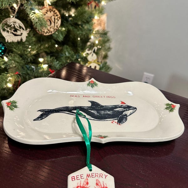 Scultped Octopus Tray Ceramic Handmade - Etsy