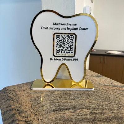 Acrylic Mini Stand With Qr-code, Can Contain: Menu Template on the ...