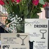Signature Drinks Bar Sign With Icons Pictured Signature Drinks Bar Sign ...
