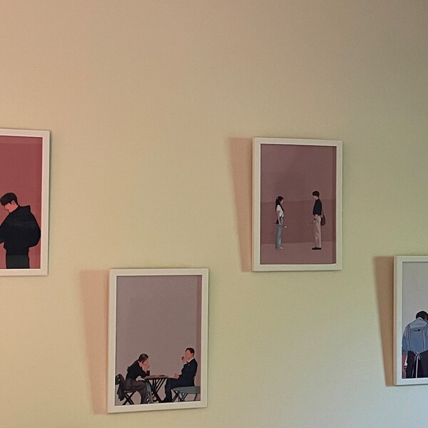 Vincenzo Coffee Date Kdrama Art Print ~ Korean Drama 빈센조 Song Joongki ...