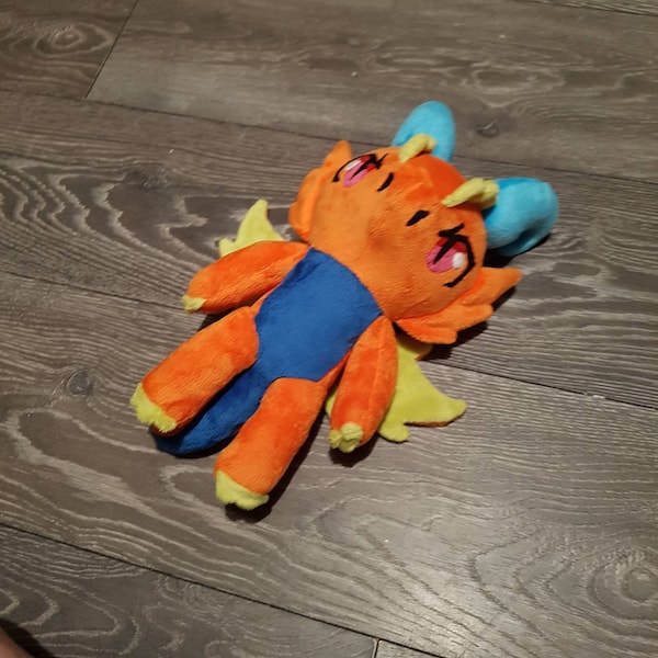 Anthro Dragon Doll Plush Sewing Pattern .pdf Tutorial With Pirate ...