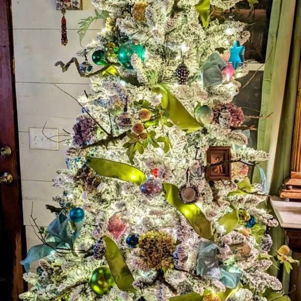 10 Yards Birch Bark Gold Ribbon - Wired Christmas Ribbon - Lodge Ribbon ...