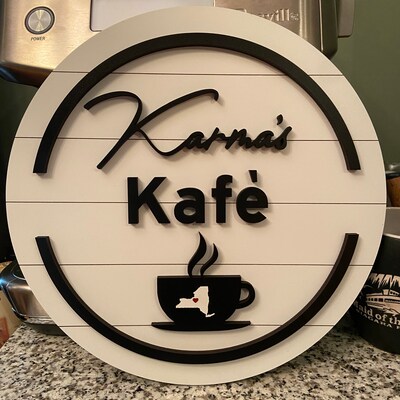 3D HOME Laser Cut Sign Raised Lettering Custom Background - Etsy