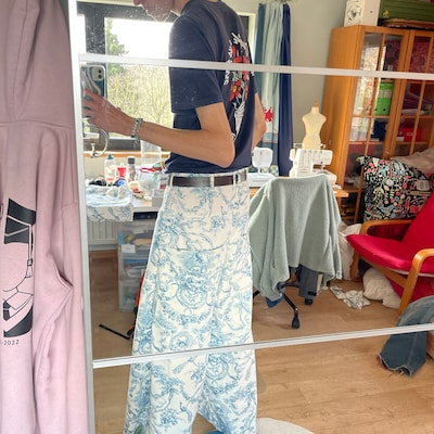 Phat Pants Wide Leg Rave Pants Oversized Skater Baggy Jeans Digital ...