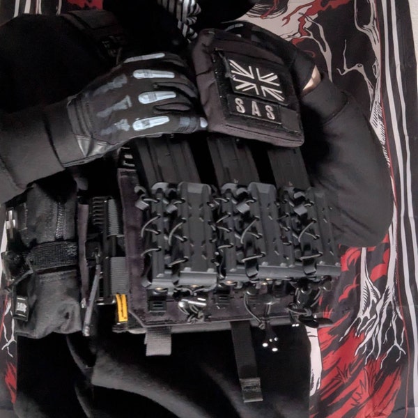 COD Soap Tactical Vest FULL SET Cosplay Airsoft Johnny soap Mactavish ...