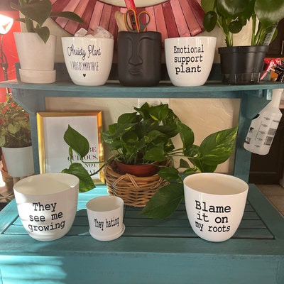 Anxiety Plant Pot - Etsy