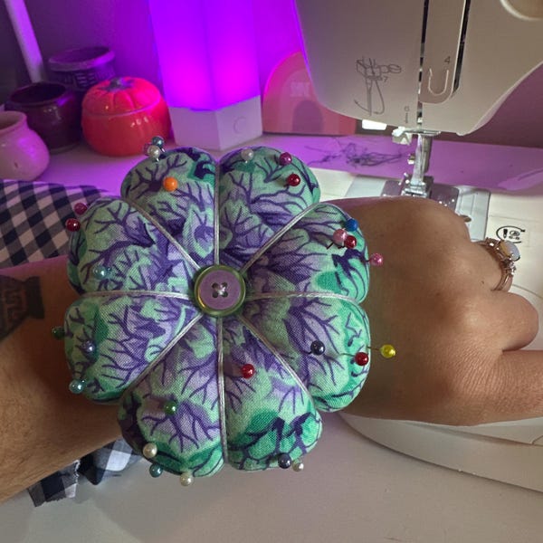 Perfect Size Pincushion, 5.5-6” Pincushion, Save the Bees Pincushion ...