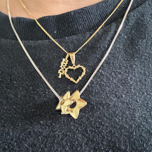 New 14k Yellow Gold Brat Charm Pendant - Etsy