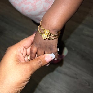 Baby & Toddler Bangles, Baby Bangles, Adjustable Newborn Bangles, Kids ...