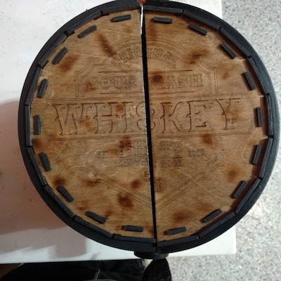 WHISKEY BARREL MINI Bar Design, Glowforge Ready Svg, Pdf, Dxf, Eps, - Etsy