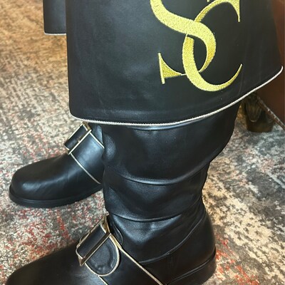 Handmade Santa Claus Boot,nubuck Leather Boots,santa Suit,chrismas ...