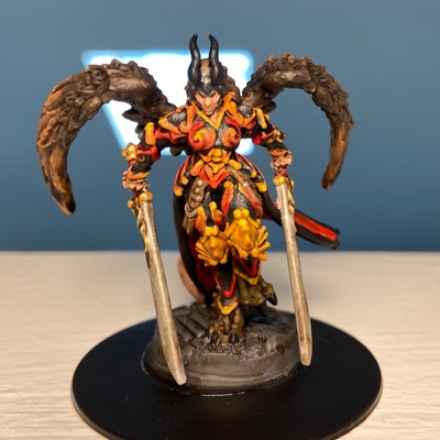 Erinyes Fallen Angel Miniature for Dungeons and Dragons - Etsy