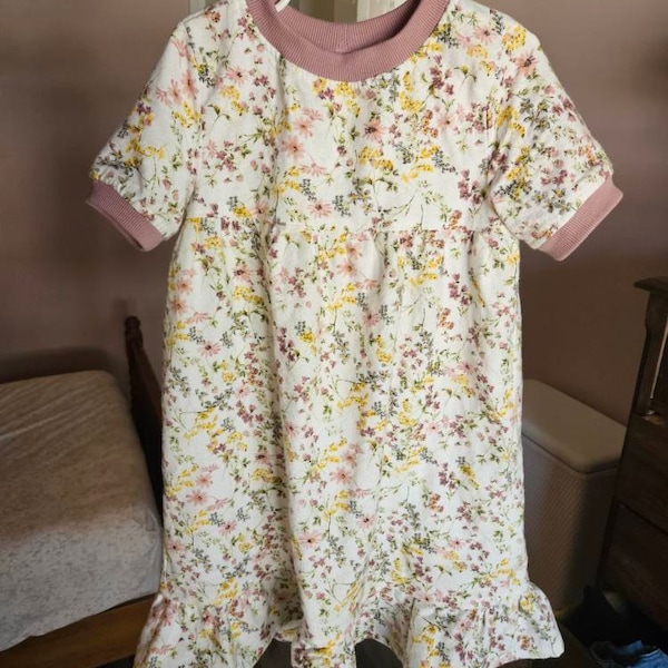 Cotton Flannel Nightgown Pattern - Simcoe - PDF - 2-18Y - Etsy