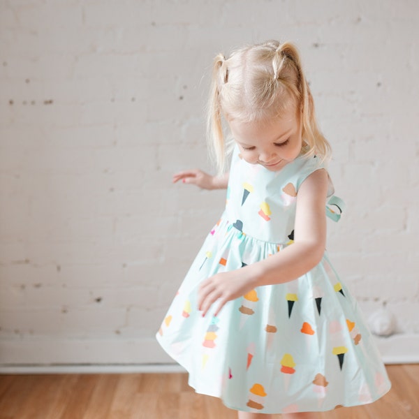 Boba Tea Dress Girls, Bubble Tea Party Dress, Party Dress Girls Boba ...