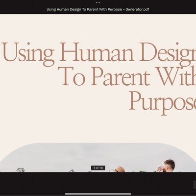 Generator Child Playbook: Using Human Design to Parent With Purpose ...