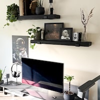 Premium Heavy Duty J Bracket for Floating Shelf, Metal Shelf Brackets ...