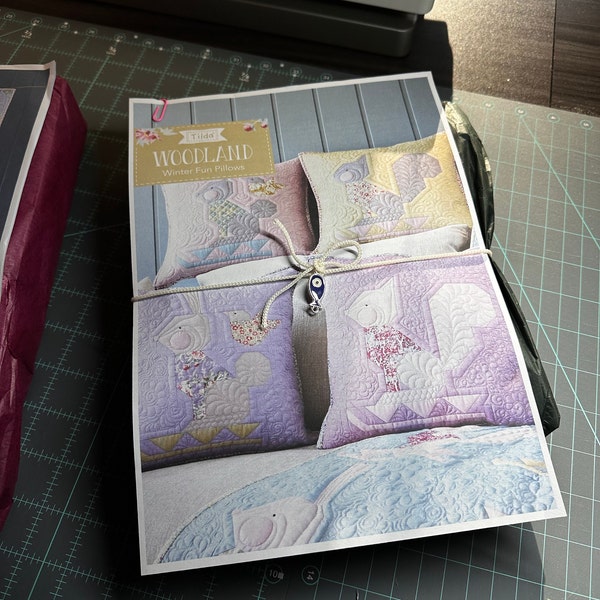 Tilda Woodland Winter Fun Pillows Kit- 16.75*16.5in Finished Size Pillow Kit and Pattern ...