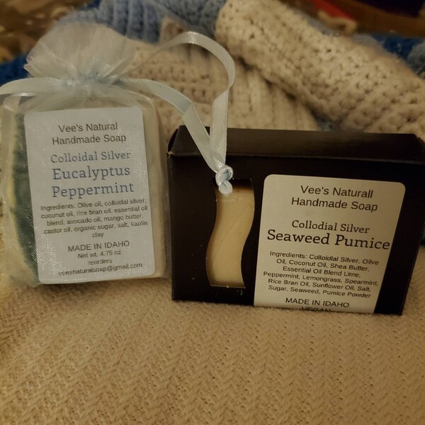 Handmade Colloidal Silver Soap - Natural - Vegan - Etsy