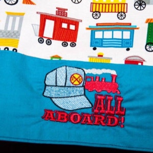 Toy Train Embroidery Design. Machine Embroidery Design. All Aboard ...