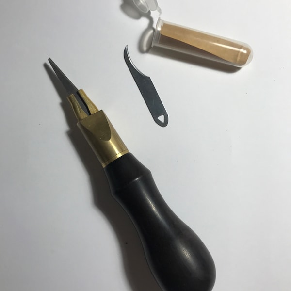 Wooden Molding Shape Bone Folder Paper Creaser Burnisher Edge Pressing ...