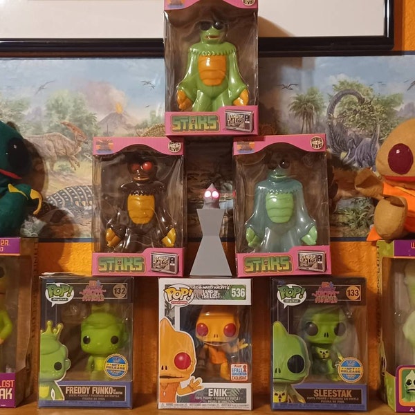 Land of the Lost Sleestak Skull on Podium: 3D Printed Figure - Etsy