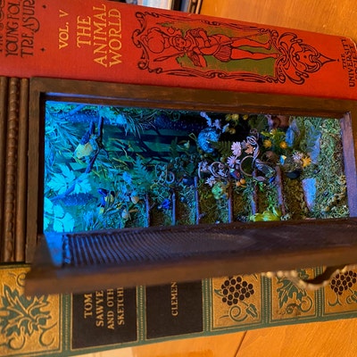 Handmade Nature Book Nook - Etsy