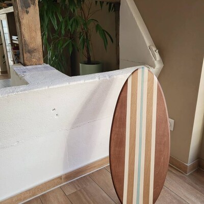 Handmade Woodybalance Board OCEAN Stand/cork Roll, Beginner ...