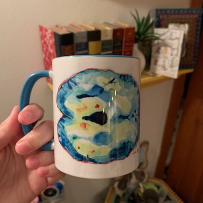 Blue Spine Print Series of 3 Anatomy Art Set 3 Watercolor - Etsy