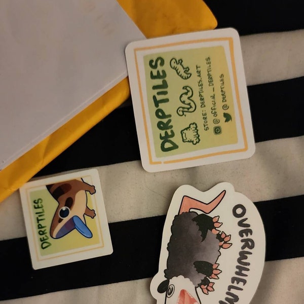 Pet Reptile Stickers full Set of 12 Matte-laminated Stickers for Laptops, Water Bottles ...