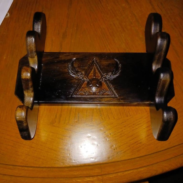 Handcrafted Wooden Magic Wands Stand Wizard Wand Holder 4 Tiered: the ...