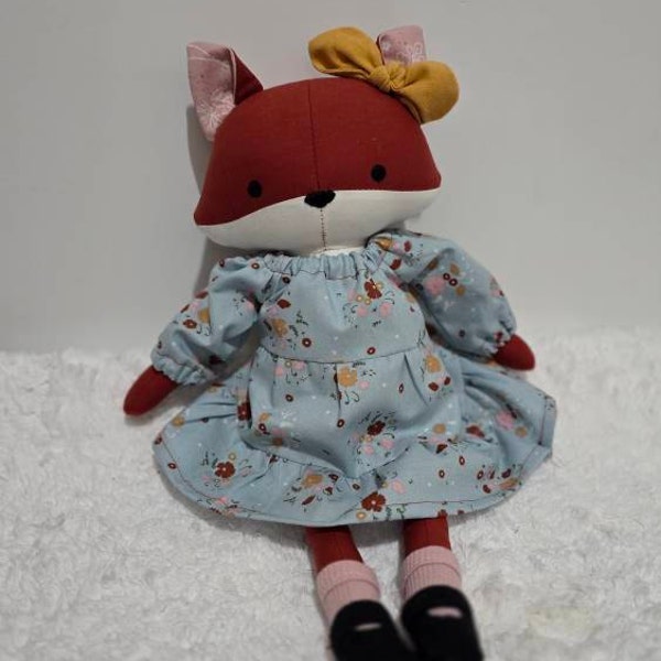 Fox Sewing Pattern PDF - Make a Fox or Wolf Woodland Animal Cloth Doll ...