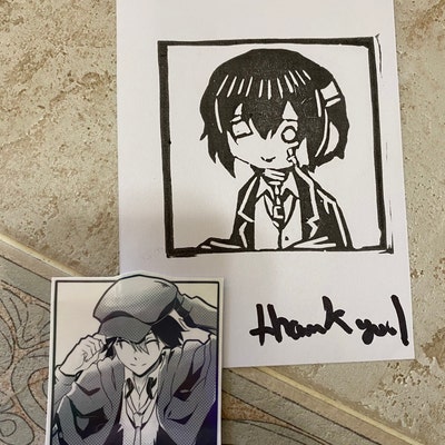 Fanart Osamu Dazai Catzai FANART Bungo Stray Dogs - Etsy