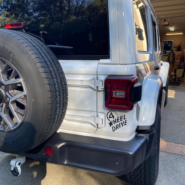 Solid Matte Black Hood Decal Compatible With 2018-2025 Jeep Wrangler ...