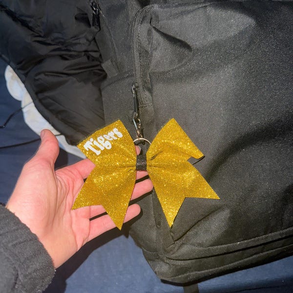 Pin Me Cheer Ribbon, Pin Me Comp Chain, Cheerleader Gift, Pin Me ...