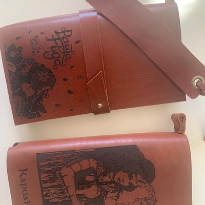 LOTR Wrapped Wooden Journal, Map of the Middle Earth Notebook, Custom ...