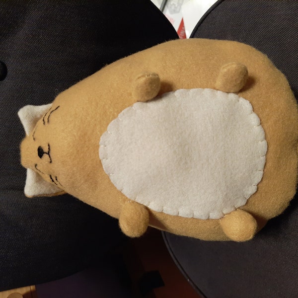 Plushie Cat Squishy Sewing Pattern PDF for Stuffed Animal Cat in 2 ...