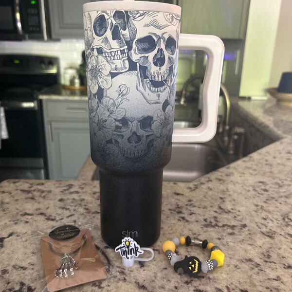 Mountain Scenic Galaxy Authentic Stanley Quencher 40oz Sublimated SS ...