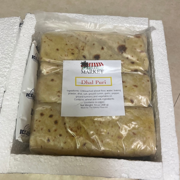 2- PKS Dhal Puri Roti - Package of Three (13 Oz) Just Like Homemade! - Etsy