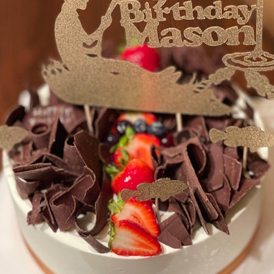 Bow Hunter Cake Topper, Hunting Theme Party, Archery Cake Topper ...