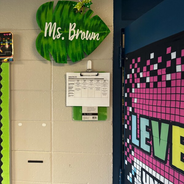 Personalized TEACHER Fall PENCIL SIGN Name Plaque School Class Fall ...