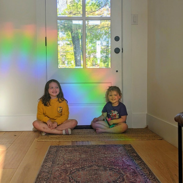 Sun Shaped Suncatcher, Window Sticker, Rainbow Maker, Static Cling ...