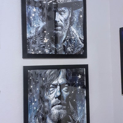 Original Art Print Wheel of Fortune Whimsical Art, Framed Print, Tarot ...