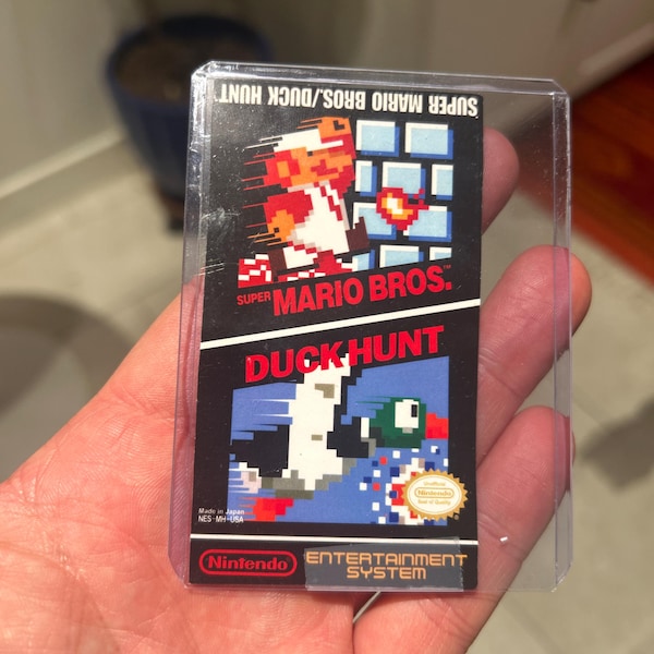 Super Mario Bros 2 Nes Replacement Game Label Sticker Precut - Etsy